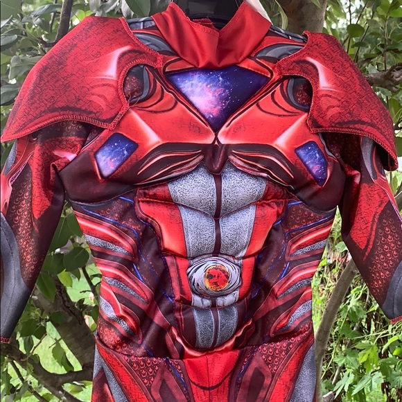 Disguise | Costumes | Boys Sabans Power Rangers Red Ranger Muscle Torso ...